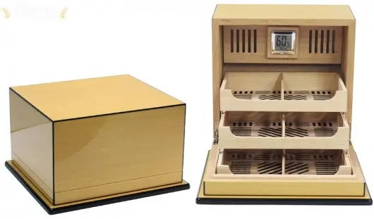 Elevate Multi-Shelf Desktop Cigar Humidor - Humidor Enthusiast