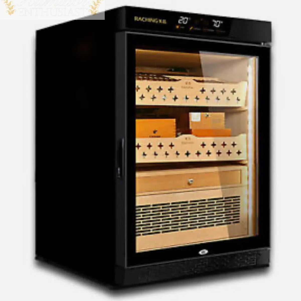 MON800A Raching Electric Cigar Humidor Cabinet - Humidor Enthusiast